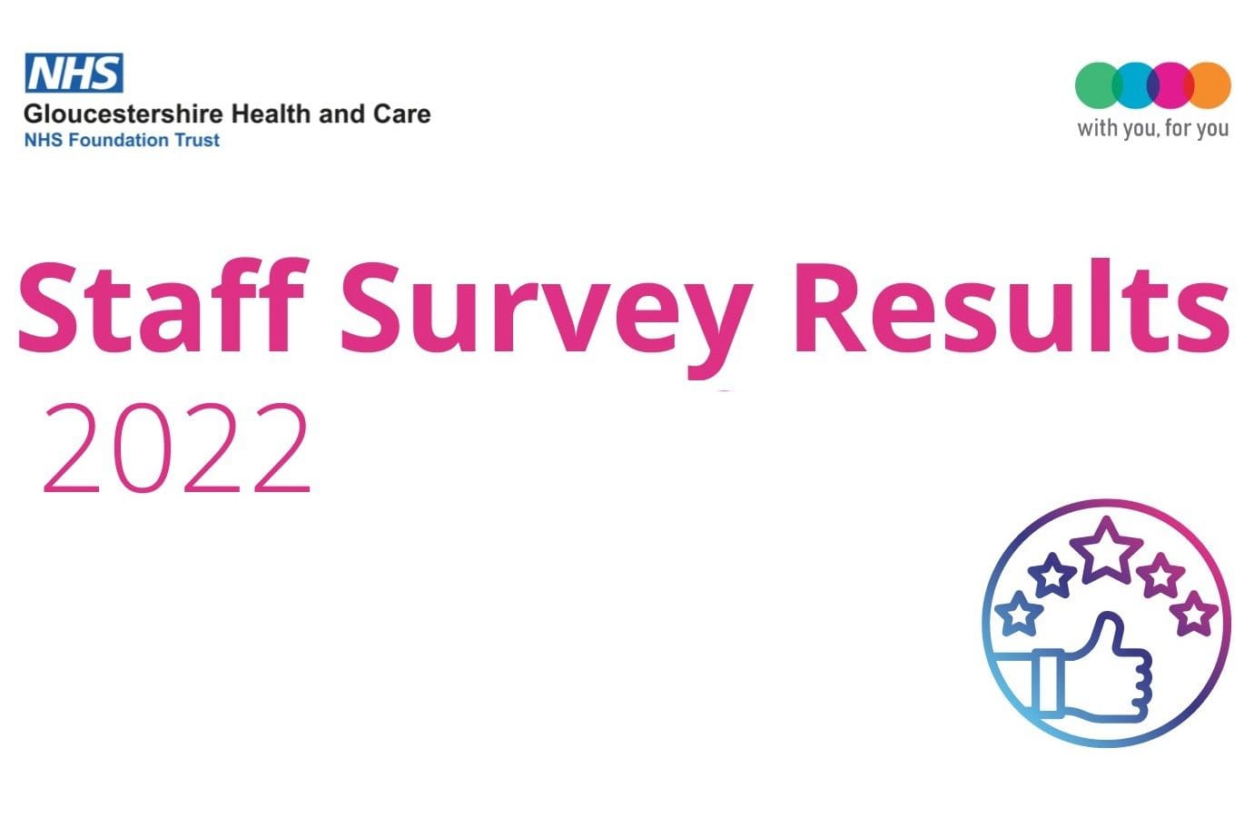 Trust celebrates 2022 Staff Survey results > Glos Health & Care NHS ...