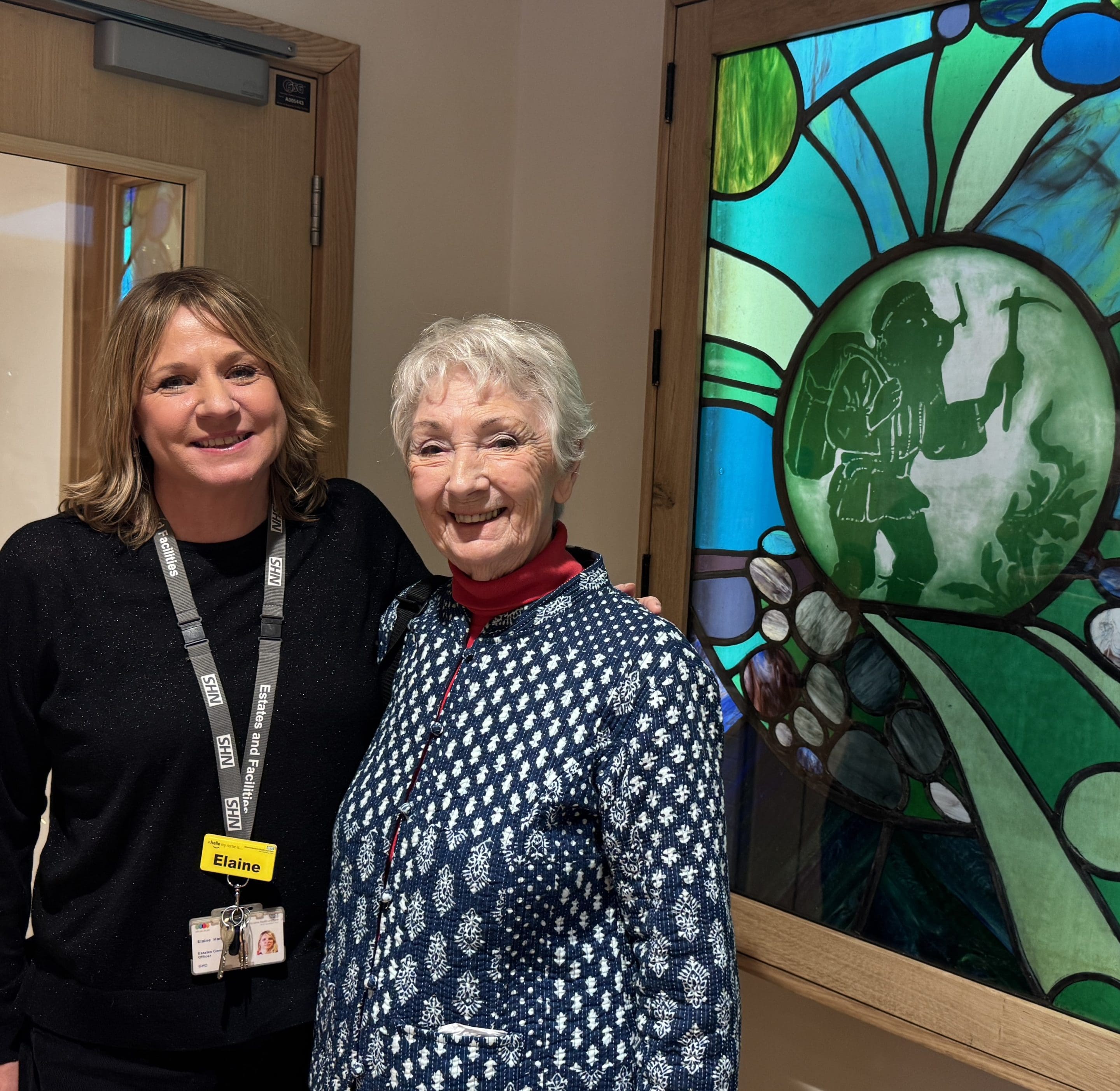 Colliers Court window unveiling > Glos Health & Care NHS Foundation Trust
