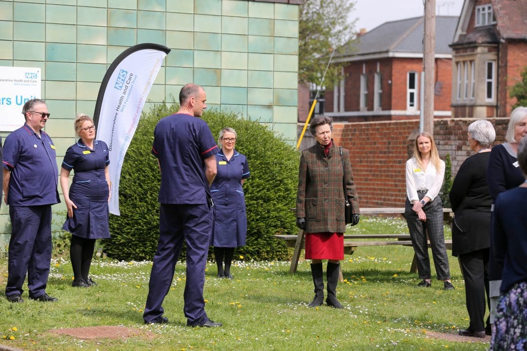HRH The Princess Royal Visits Trust > Glos Health & Care NHS Foundation ...
