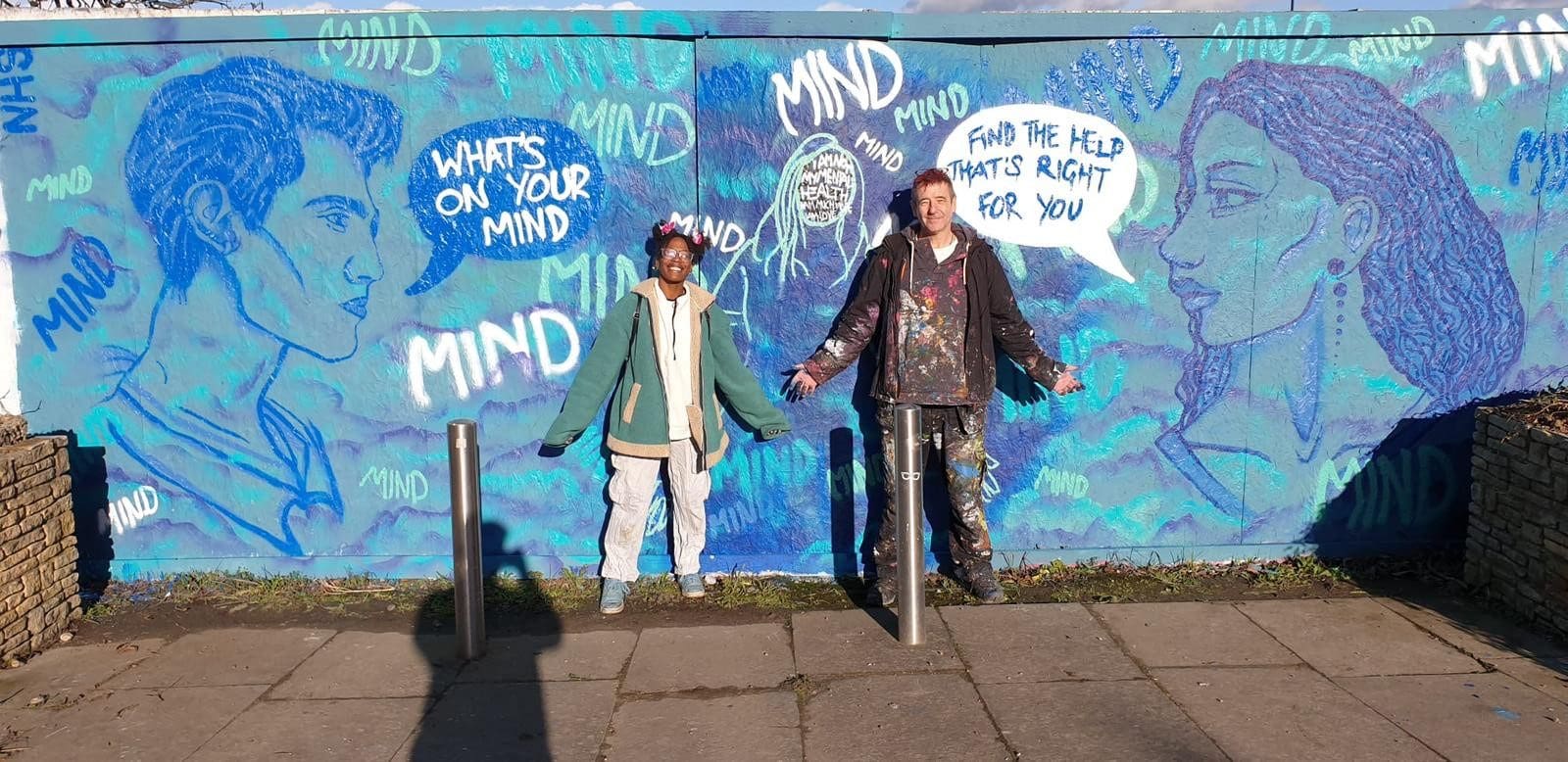 Local artists create mural for launch of On Your Mind Glos > Glos ...